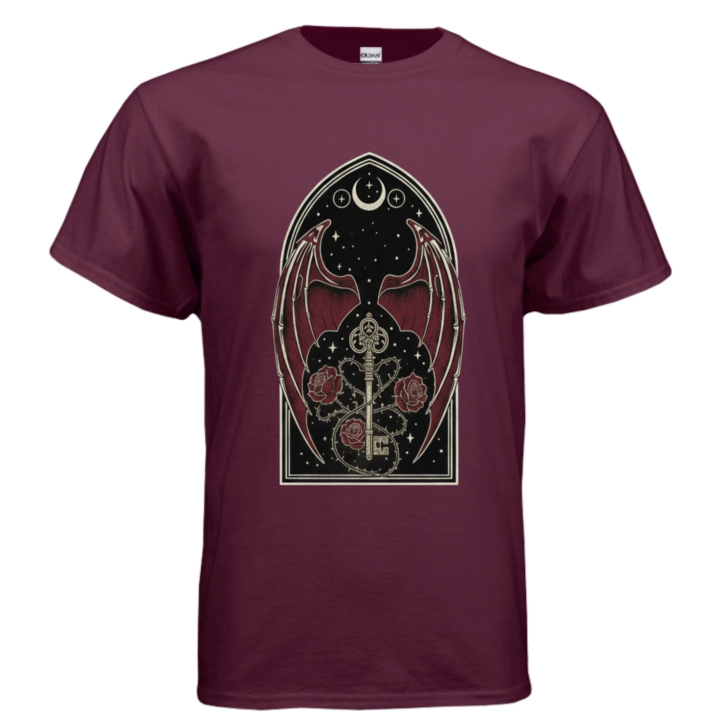 Gothic Rose Front Short Sleeve T-Shirt – Grave Attraction